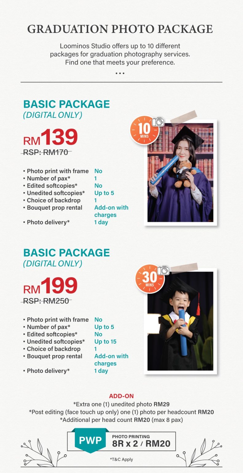 Graduation Photo Package - Loominos Studio