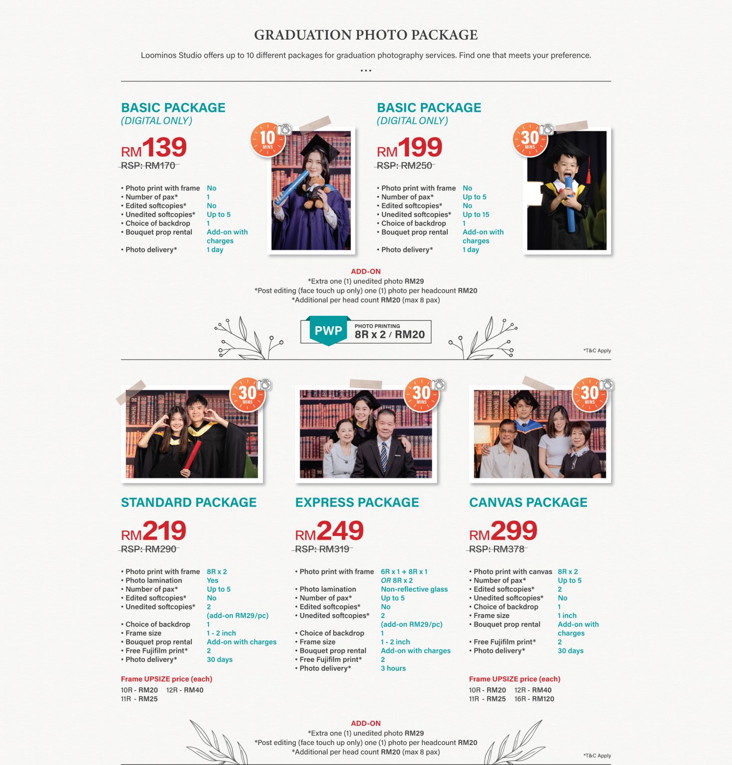 Graduation Photo Package - Loominos Studio