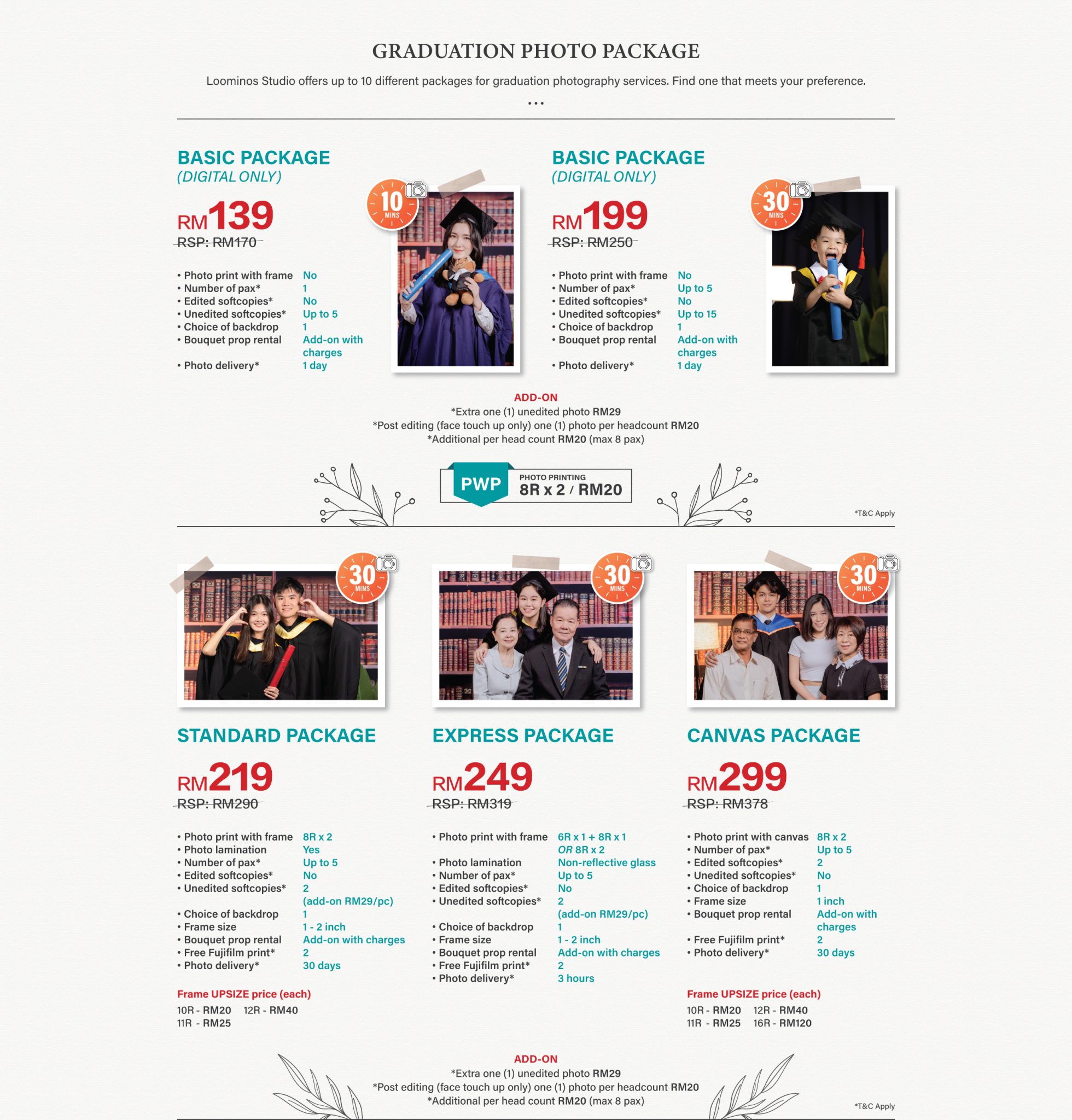 Graduation Photo Package - Loominos Studio